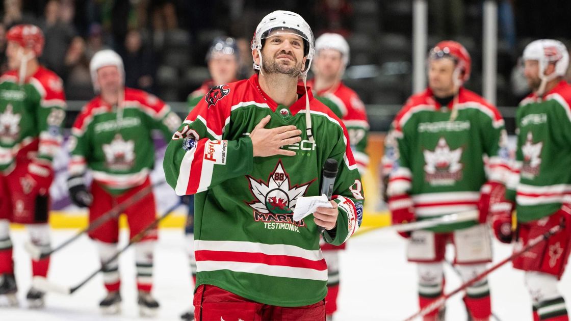 Official Cardiff Devils Website | Joey Martin Testimonial Jersey Raffle